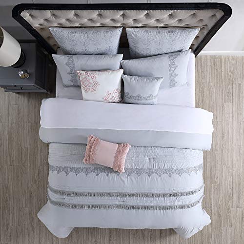 Amrapur Overseas Kinley 8-Piece Embroidered Comforter Set Queen