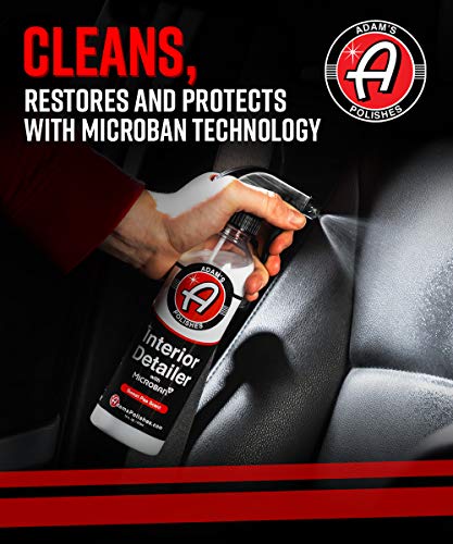 Adam's Elite Interior 6 Pack - Includes 6 Iconic Interior Car Cleaning Products for Total Interior Car Detailing | Accessories, Leather Car Seat Cleaner, Carpet Upholstery, Dash, Vinyl, Air Freshener