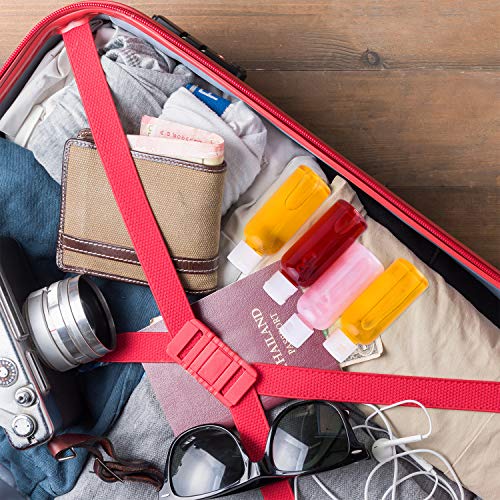 TUPARKA 30 Pack Clear Plastic Empty Travel Bottles with Flip Cap, Portable Refillable Containers Liquid Hand Sanitizer Containers Toiletry Containers Cosmetic Bottles