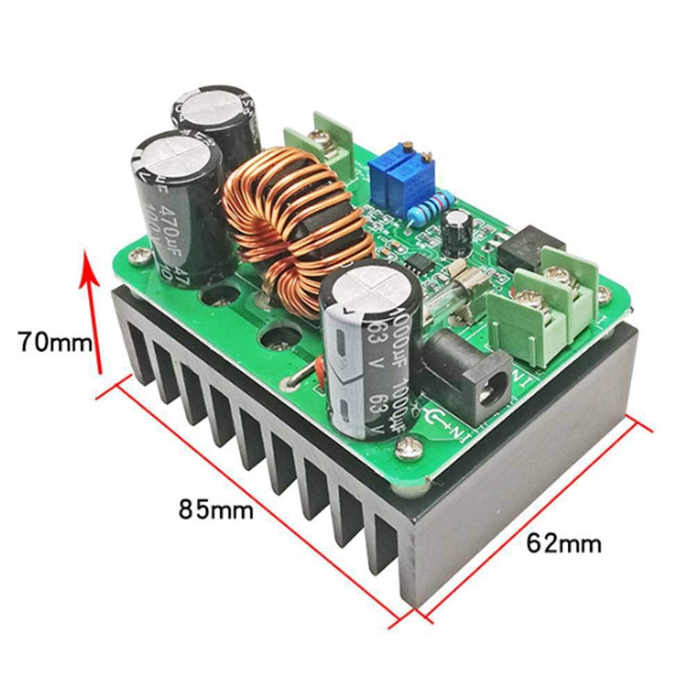 Apoesar 600W High Power DC to DC Boost Converter DC 12-60V to 12-80V Boost Module Board Step-up Transformer