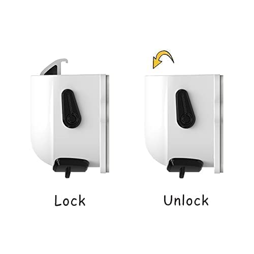 Generic Baby proofing Magnetic Locks for cabinets & Drawers, Easy Installation with Guide Included [8 Pack with 2 Keys] white
