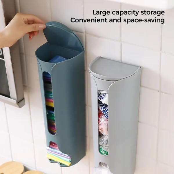 2023 Newest Wall Mounted Socks Panties Storage Box, Wall Mounted Underwear Storage Box, Punch Free Multifunctional Storage Box for Storing Panty, Lingerie, Ties (Grey)