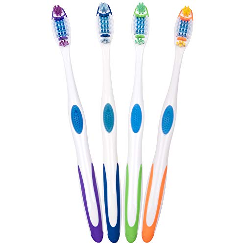 RM Oral Whitening Cavity Defense Soft Toothbrushes, 4 Count Twin Pack