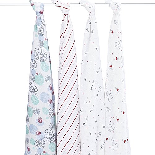 Aden and Anais Swaddle Blanket in Adore-able