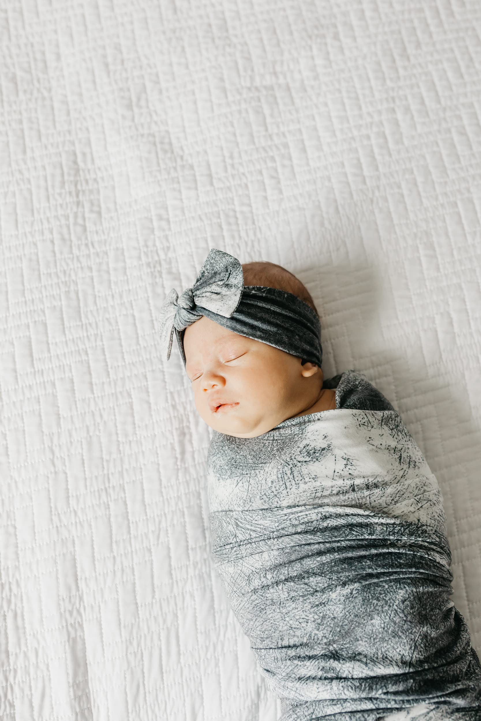 Copper Pearl Large Premium Knit Baby Swaddle Receiving Blanket Thrasher