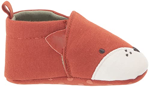 Gerber Baby Moccasins Crib Shoes Newborn Infant Neutral Boys Girls, Fox Orange, 0 3 Months Unisex
