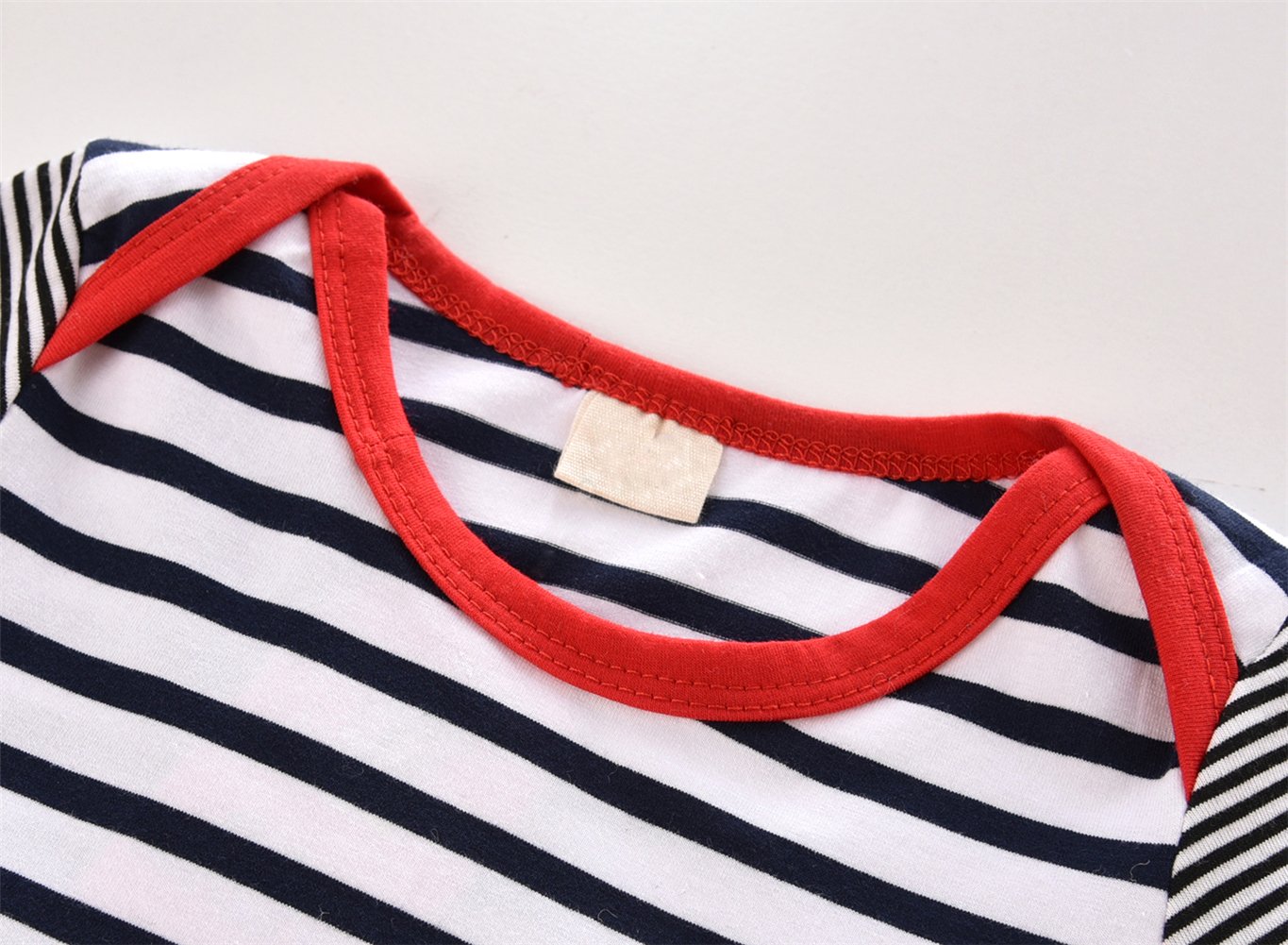 3Pcs Baby Boys Long Sleeve Stripe Romper Overalls Clothing Set with Hat (9-12 Months) Grey