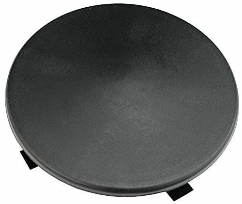 5-1/2" Round Light Pole Top Cap- Black Plastic