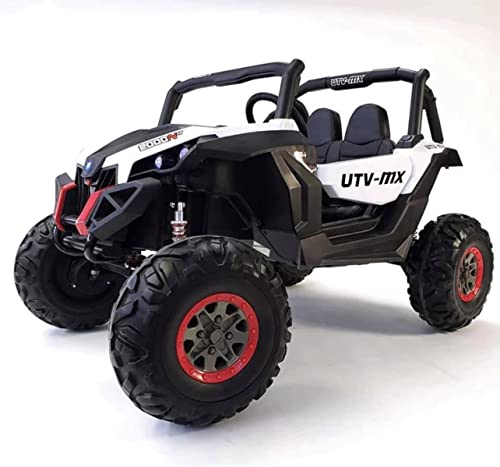 4X4 2022 Upgraded Kids Electric Ride on car RC Remote Power Wheel 24v XL Buggy Style Kids Ride on car RZR 2 Adjustable seats 24VOLT Rubber Tires Holds 160 lb mp3 Bluetooth 9 mph