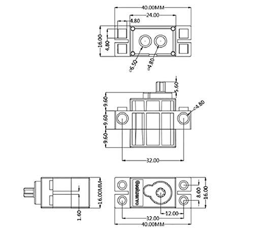 360° Red Color Geek Servo & 270° Gray Color Geek Motor with Wire for Lego/Micro:bit/Ardui/Raspberry Pi