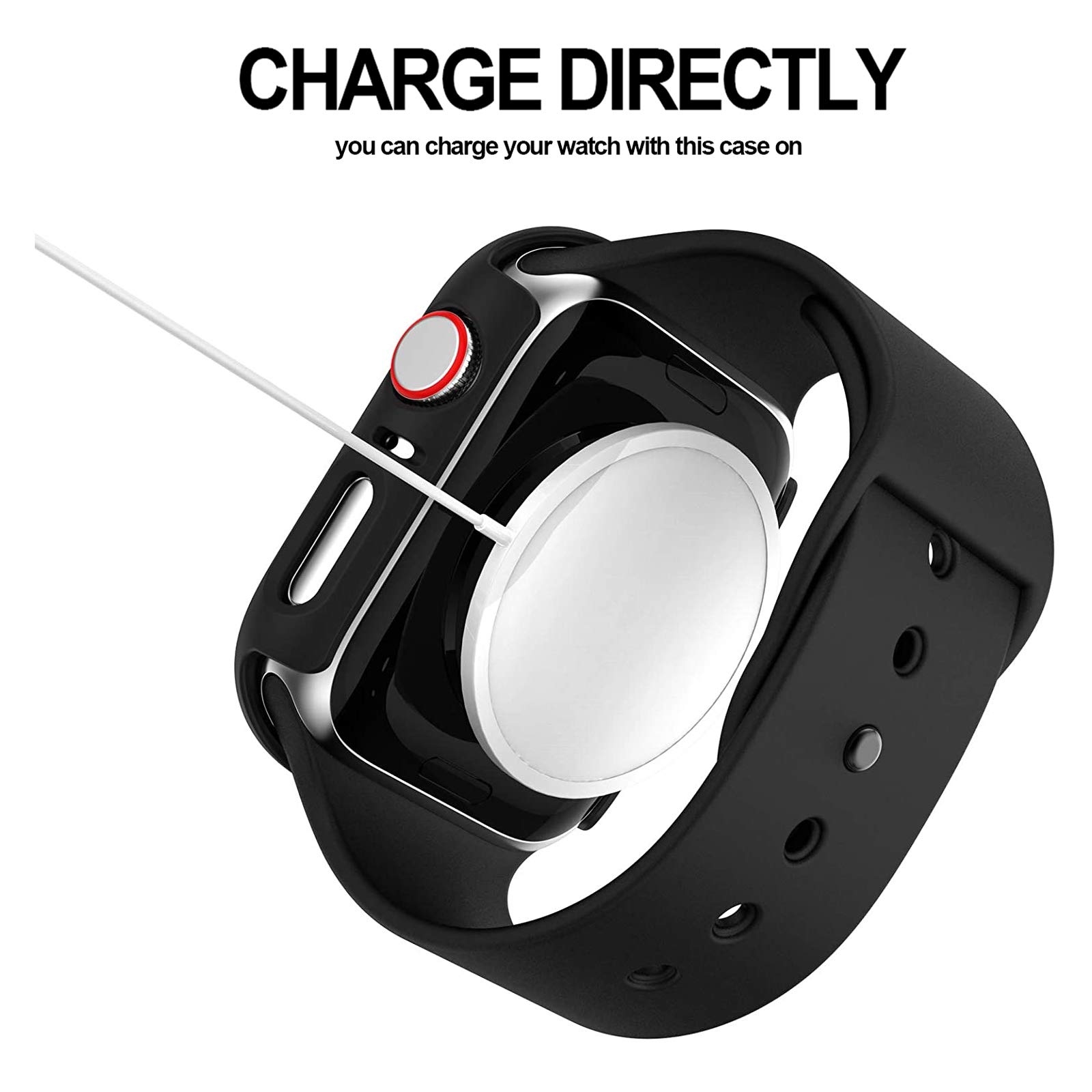 12 Pack Case with Tempered Glass Screen Protector for Apple Watch 42mm Series 3 2 1, Cuteey Full Protective Matte PC Cover for Iwatch 42mm Accessories (12 Packs, 42mm)