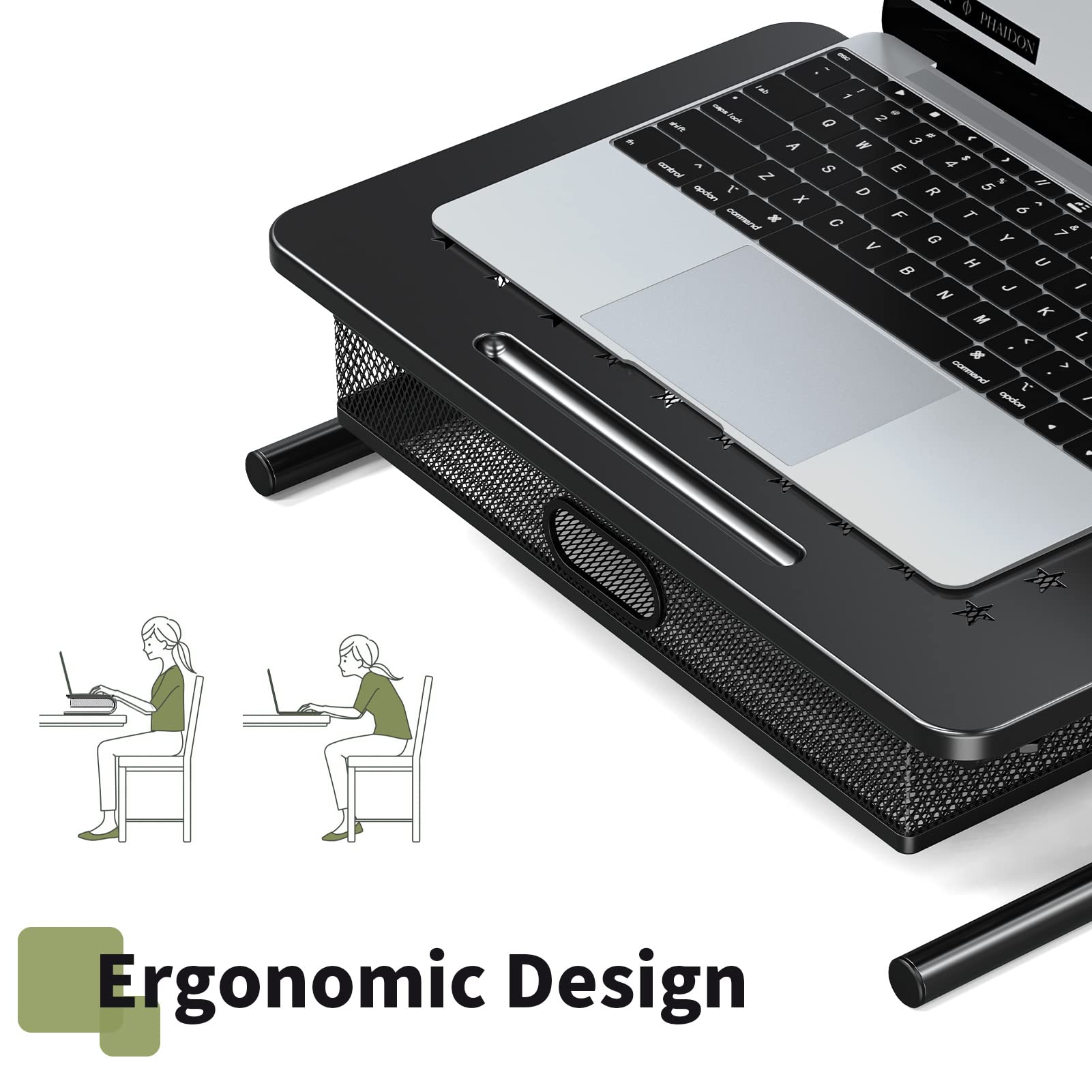 Zimilar Monitor Stand Riser with Metal Drawer, Monitor Riser for Computer, Laptop, Printer, Notebook, iMac, Premium Metal Computer Monitor Stand with Storage