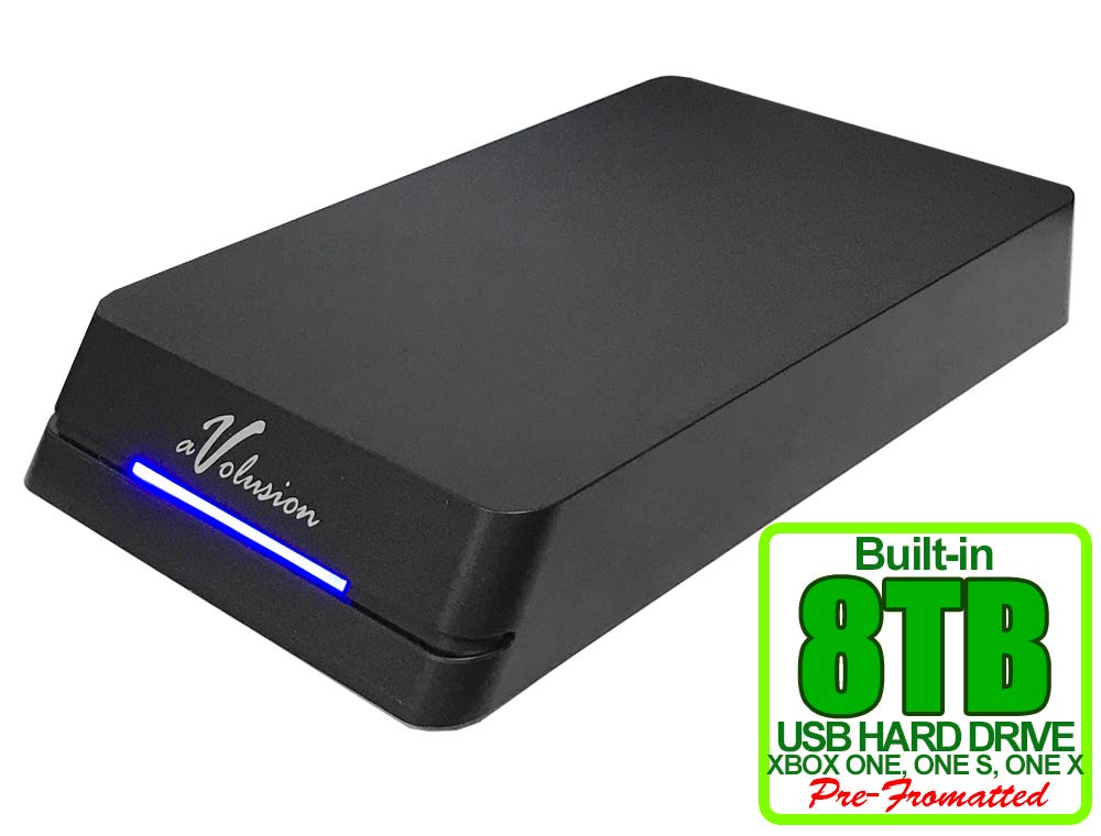 Avolusion HDDGear Pro 7200RPM 256MB Cache USB 3.0 External Gaming Hard Drive (for Xbox Series X |S, ONE X/S, Pre-Formatted) (Renewed) (8TB)