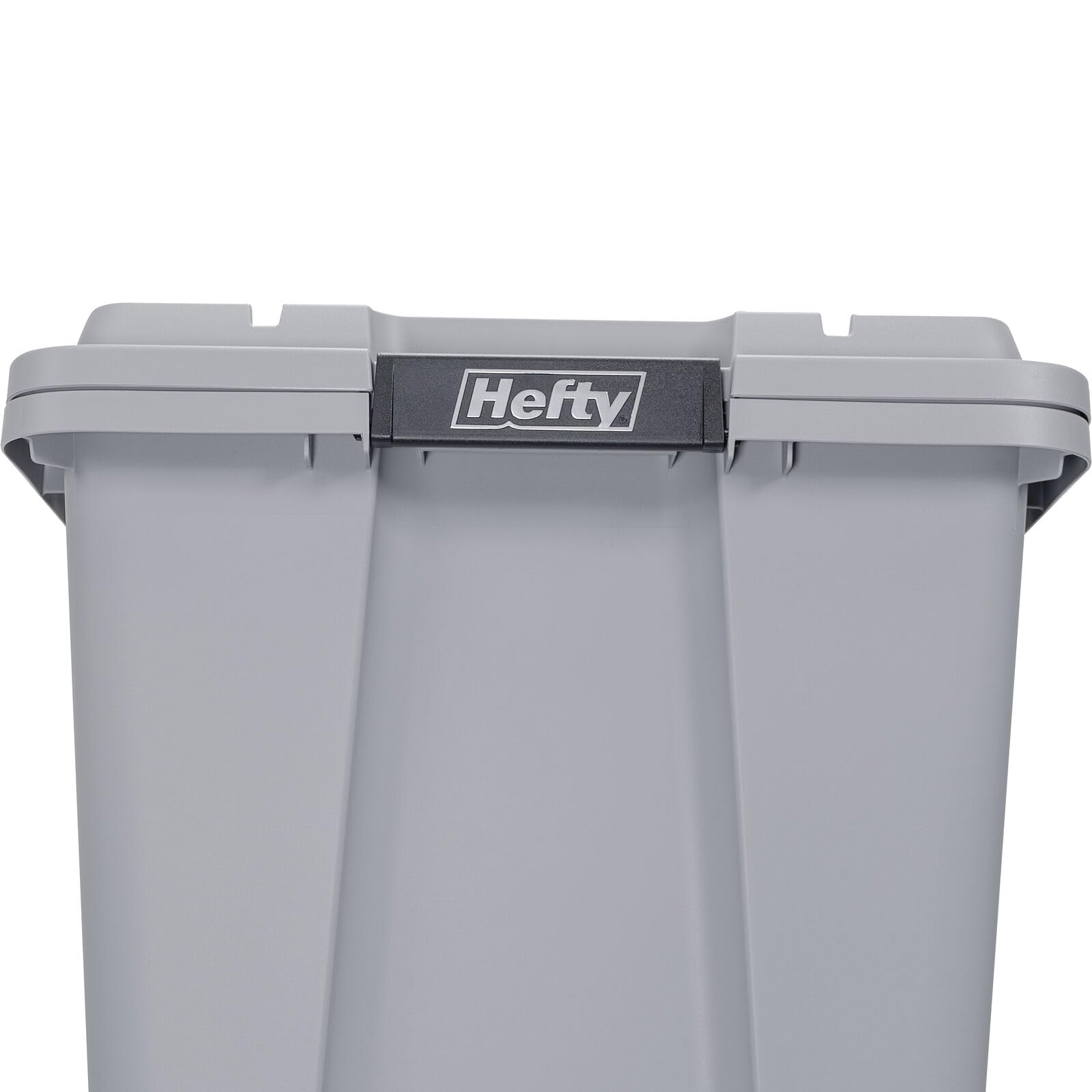 12 gal Max Pro Plastic Utility Storage Tote, Gray, 6 Pack
