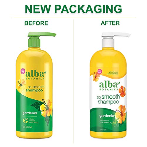 Alba Botanica So Smooth Shampoo, Gardenia, 32 Oz