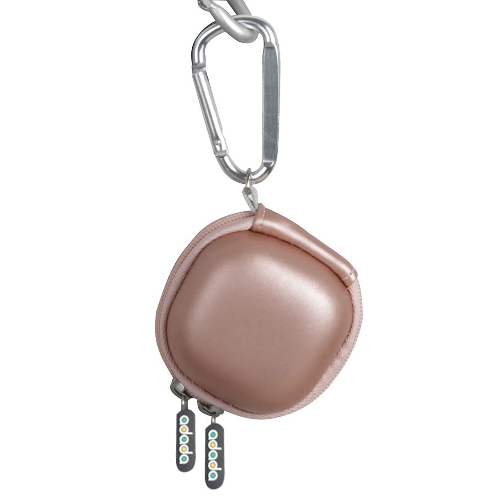 Adada Hard Travel Case for Samsung Galaxy Buds Live/Samsung Galaxy Buds Pro/Samsung Galaxy Buds 2 True Wireless Earbuds (Rose Gold)