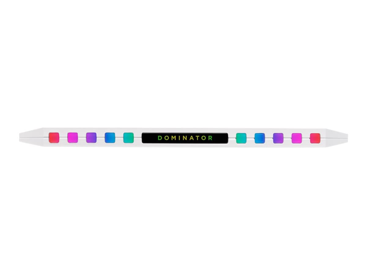 Corsair Dominator Platinum RGB 32GB (4x8GB) DDR4 3200MHz C16 Desktop Memory (12 Ultra-Bright CAPELLIX RGB LEDs, Patented Dual-Channel DHX Cooling Technology, Intel XMP 2.0 Support) White