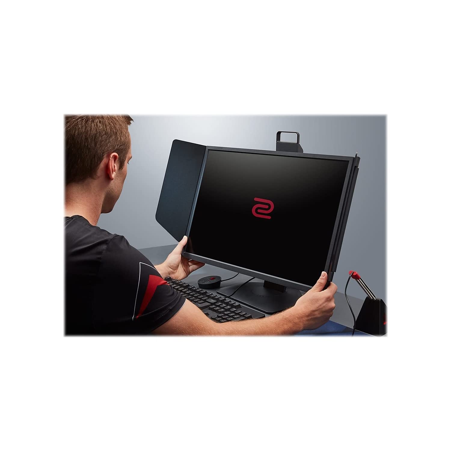 BenQ ZOWIE XL2546K 24.5 inch 240Hz Gaming Monitor | 1080P | DyAc+ | Smaller Base | Flexible height & tilt adjustment | XL Setting to Share | Customizable Quick Menu | S-Switch | Shield (Renewed)