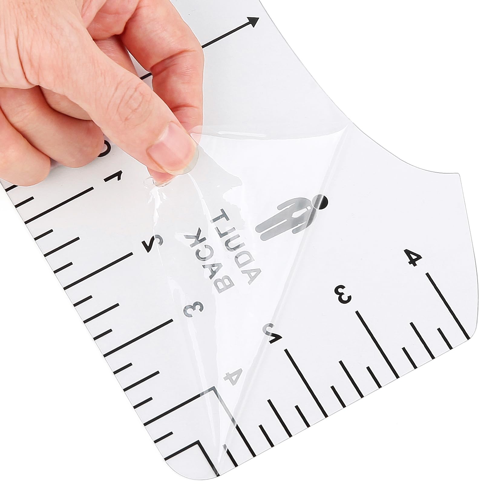17Pcs Tshirt Ruler Guide for Vinyl Alignment, Prime Vinyl Tshirt Ruler for Cricut Heat Press HTV Vinyl Center Designs, Craft Sewing Supplies and Accessories