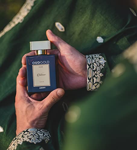 Liberty Luxury Oud Parfum for Men and Women, OudGold Intense New Edition (100ml/3.4Oz) Oud Perfume Spray Designed in France, Woody Notes, Long Lasting Oud Perfume