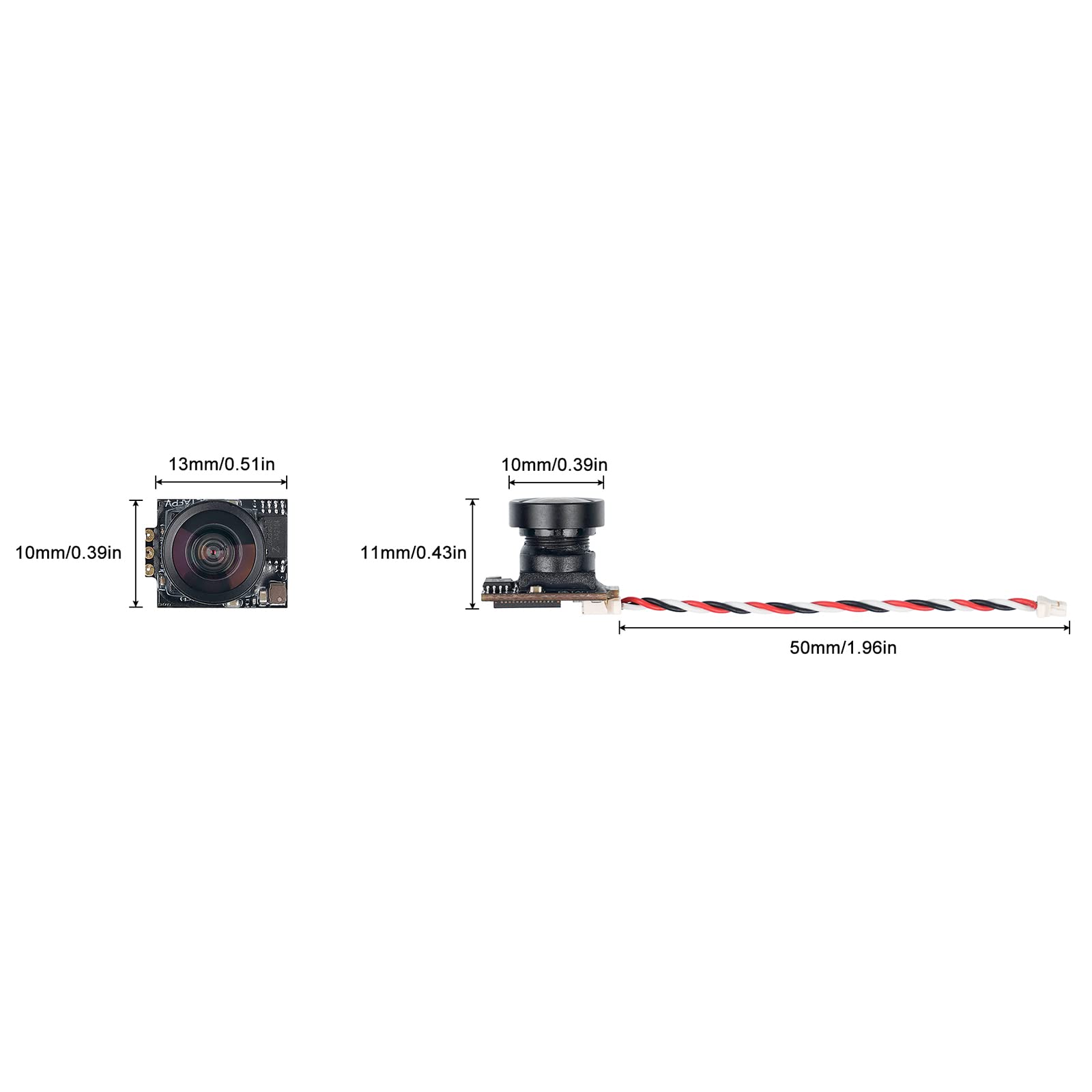 BETAFPV C02 FPV Micro Camera 1/4’’ CMOS Sensor 1200TVL 2.1mm Lens NTSC FOV 160 Degree with Global WDR for Micro Whoop Drone Like Meteor Cetus Series Drones