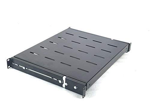 Ares Vision 250mm 1U Heavy Duty Steel 19'' Wide Sliding Shelf for 400MM Server Cabinet. 2 Pack