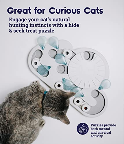 Catstages Nina Ottosson Rainy Day Puzzle & Play - Interactive Cat Treat Puzzle