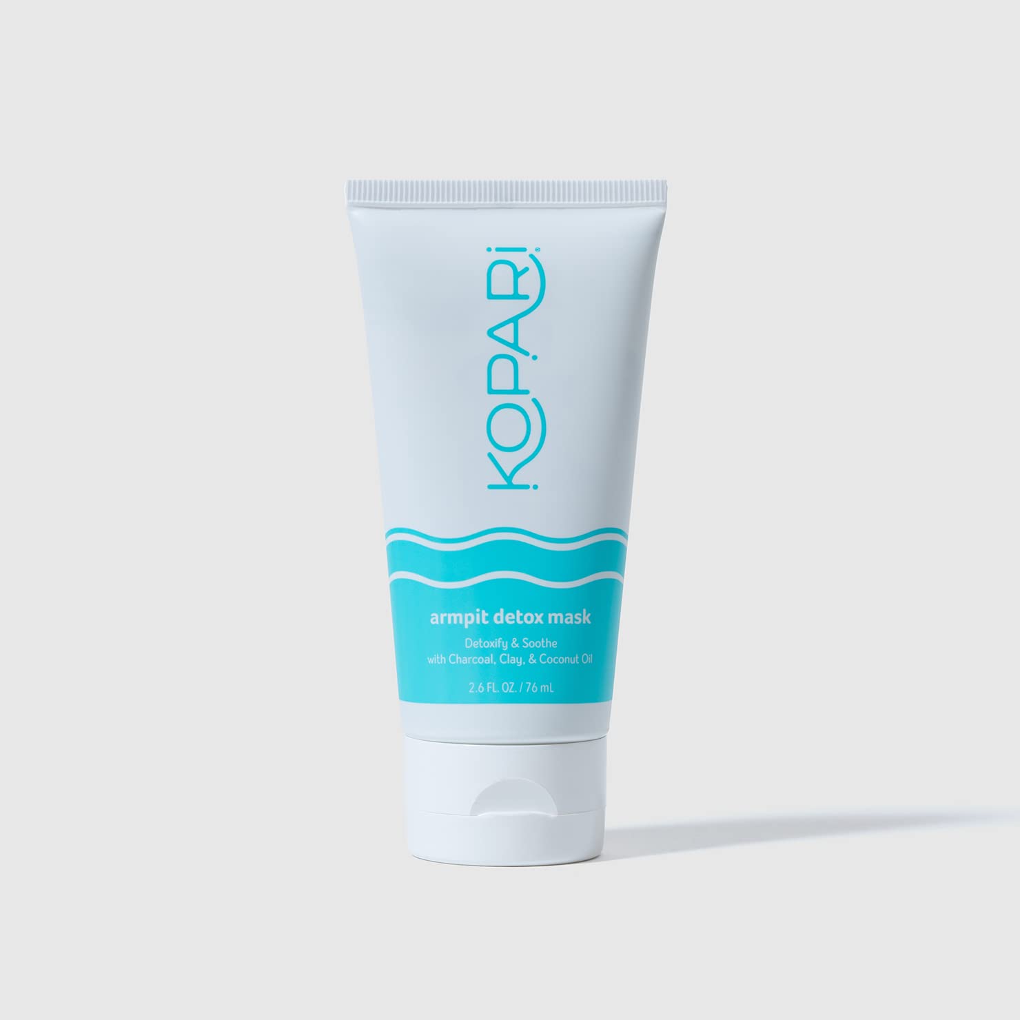 Kopari ArmPit Detox Mask | Helps Aid The Transition To Using Natural Deodorant | Bamboo, Charcoal and Bentonite & Kaolin Clays | Underarm Detoxifying Mask | Neutralize Odor & Purify Pores