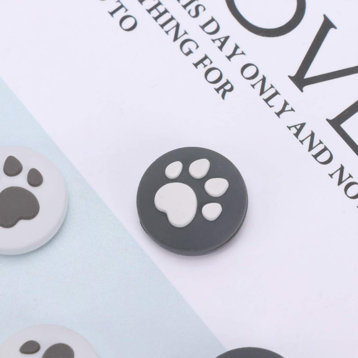 4pcs Joystick Sleeve Silicone Rocker Cap Cat Claw Design Rocker Cap Joystick Cover Rocker Protective Cap