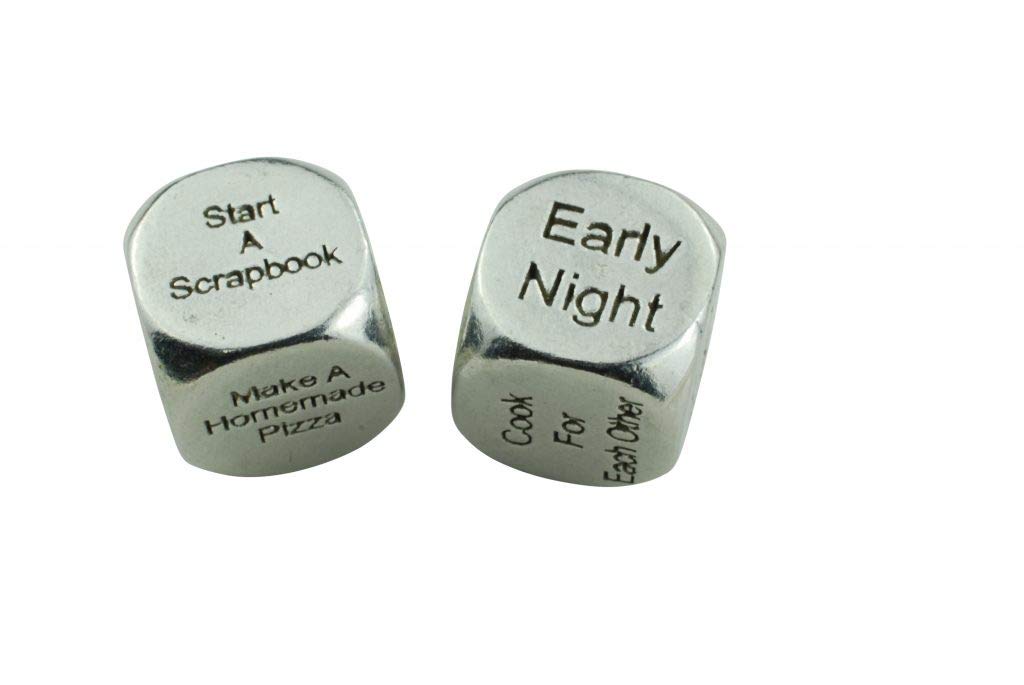 3 Year Anniversary Metal Date Night Dice - Create a Unique 3rd Anniversary Date Night
