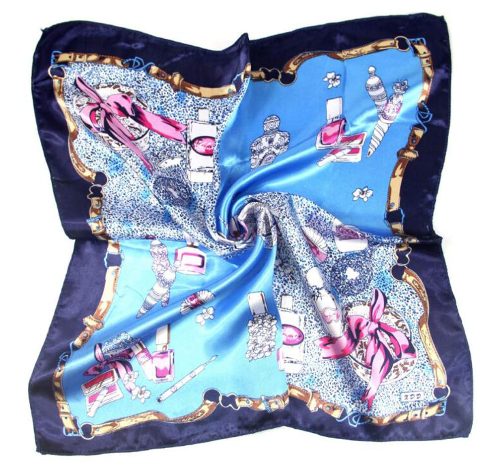 10PCS Silk Feeling Satin HeadScarf Neck Hair Small Square Scarf Color Random