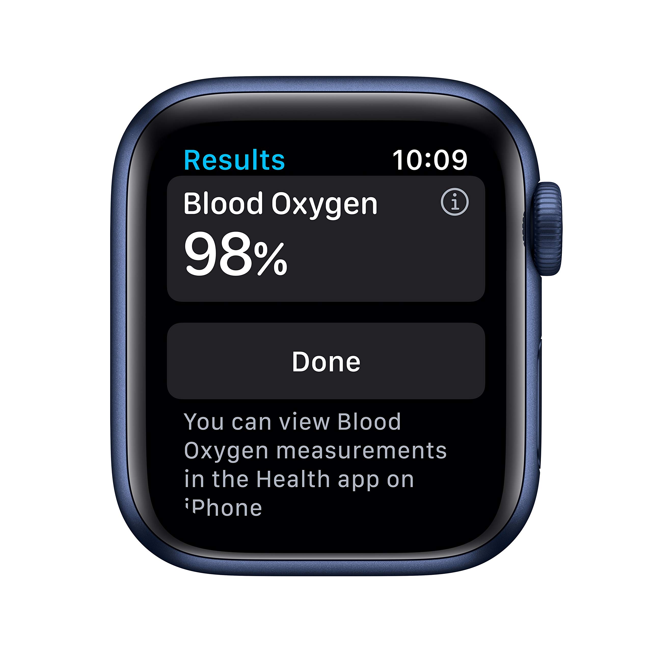 Apple Watch Series 6 (GPS + Cellular, 40mm) - Blue Aluminum Case with Deep Navy Sport Band