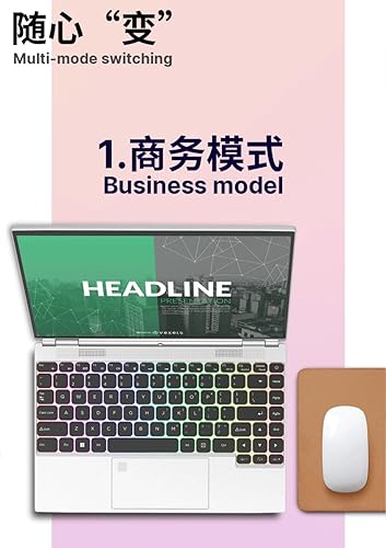 14-inch IPS Touch Screen Computer Tablet Laptop N5105 Office Business Notebook 16G 128G -1TB SSD RGB Windows 11 Touch ID Silver 16G-128G SSD/Intel N5105