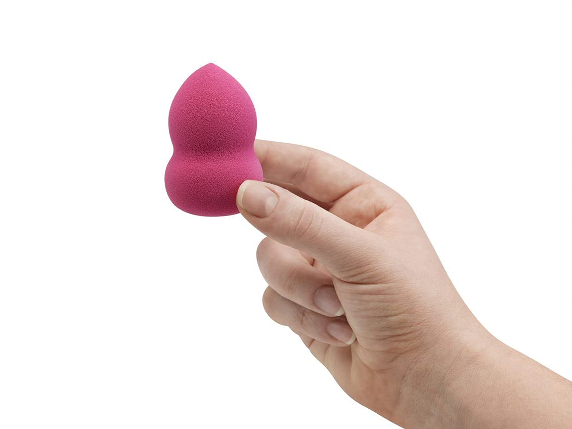 Amazon Brand - Solimo Large Blending Sponge 4-pack, PINK