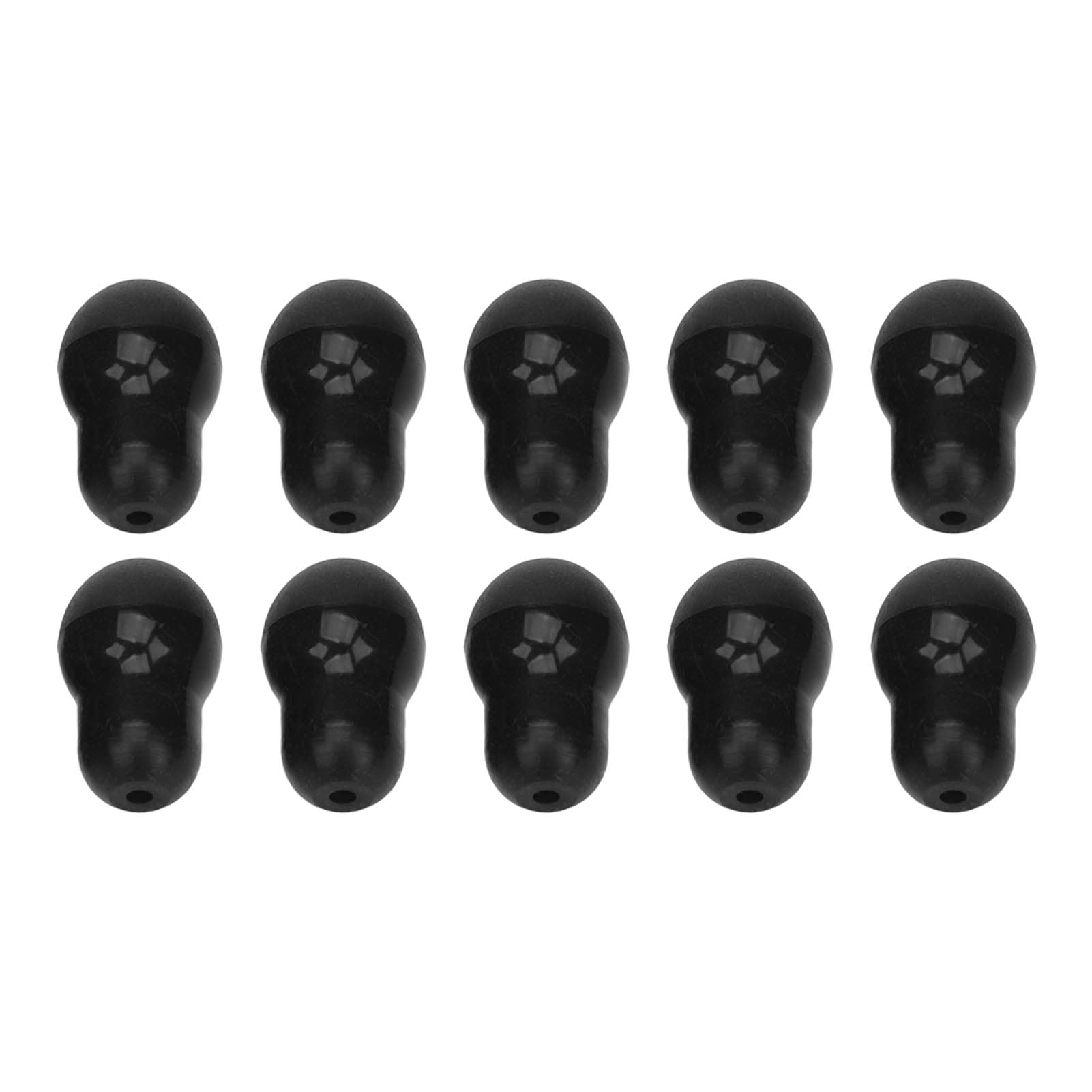 10pcs Stethoscope Ear Tips Universal Replacement 2.5mm Silicone Stethoscope Earplugs for 5mm Ear Hooks