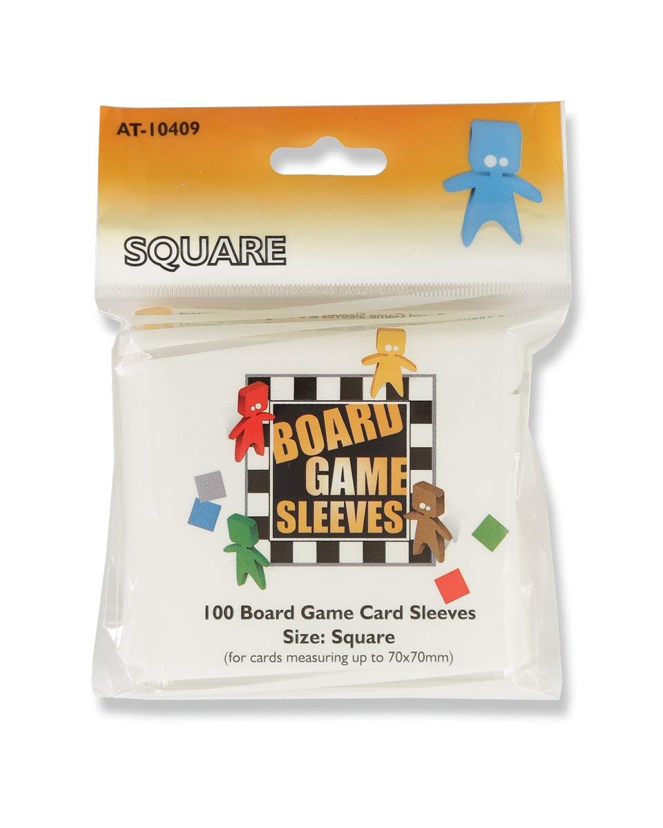 5 Packs Arcane Tinmen Board Game Sleeves 100 ct Square Size Card Sleeves Value Bundle!