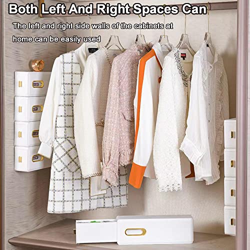 ACGrade Underwear Organizer,Wall Mounted Sock Organizer,Underwear Storage Organizer,Socks Organizer for Drawer,Underwear Organizer for Closet, 38x8x12cm