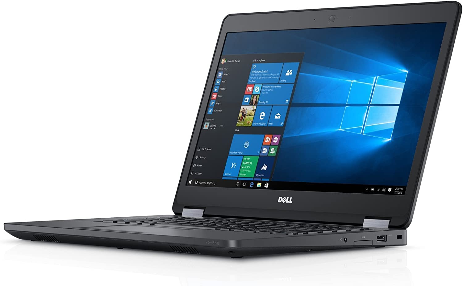 Dell Latitude E5470 14 HD, Core i5-6300HQ 2.3GHz, 16GB RAM, 256GB Solid State Drive, Windows 10 Pro 64Bit, CAM, (RENEWED)