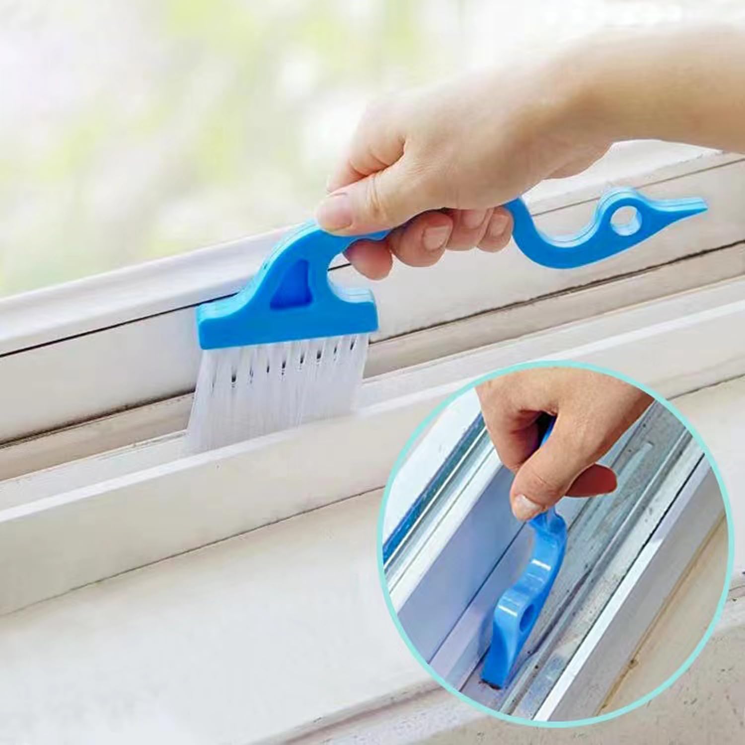 14 Pcs Hard Bristle Crevice Cleaning Brush, Bathroom Gap Brush,Gap Cleaning Brush Multifunctional Small Corner Cleaning Brush Set Tool for Groove Window Tracks, Bathroom, Kitchen Shutter Door