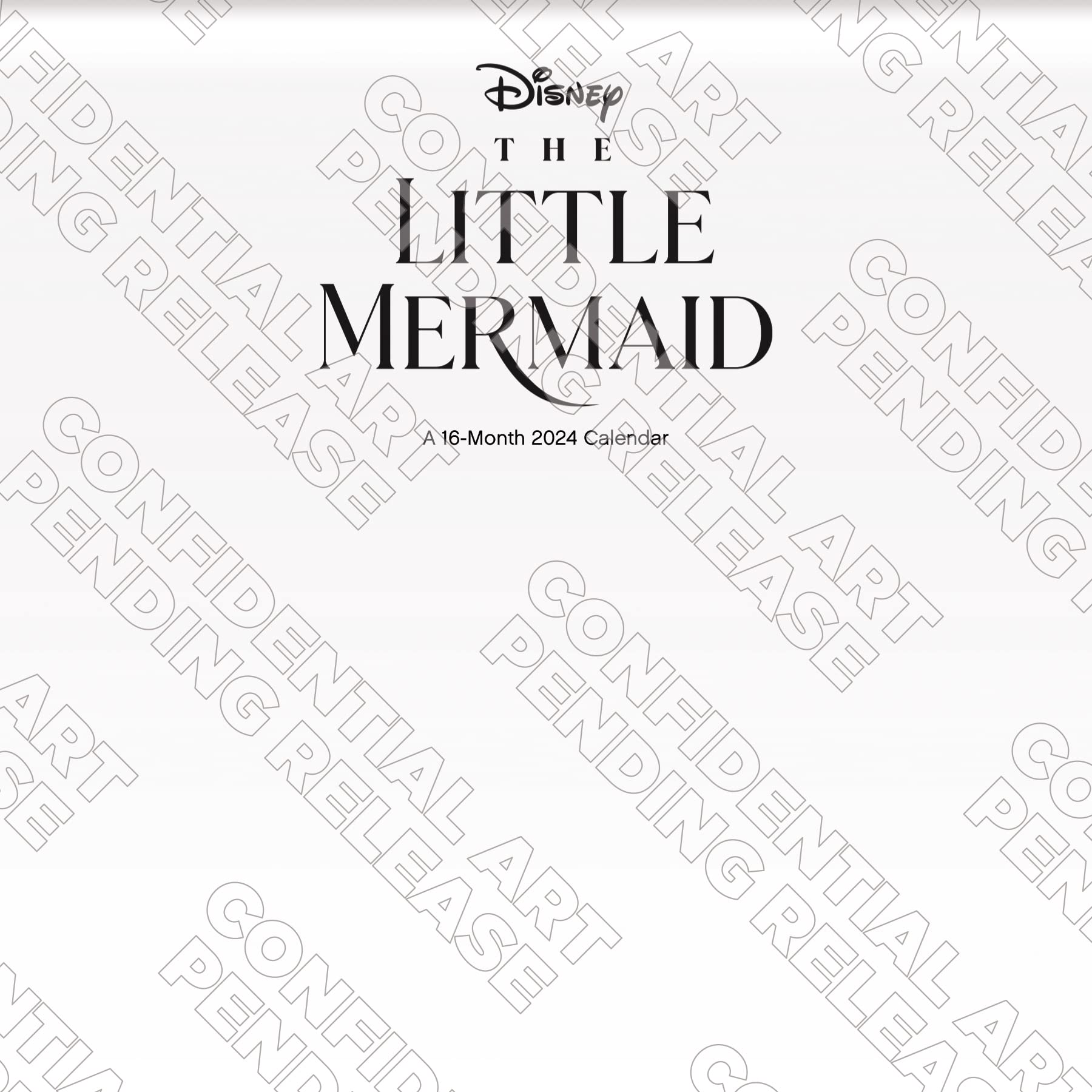2024 Disney The Little Mermaid (Live Action) Wall Calendar
