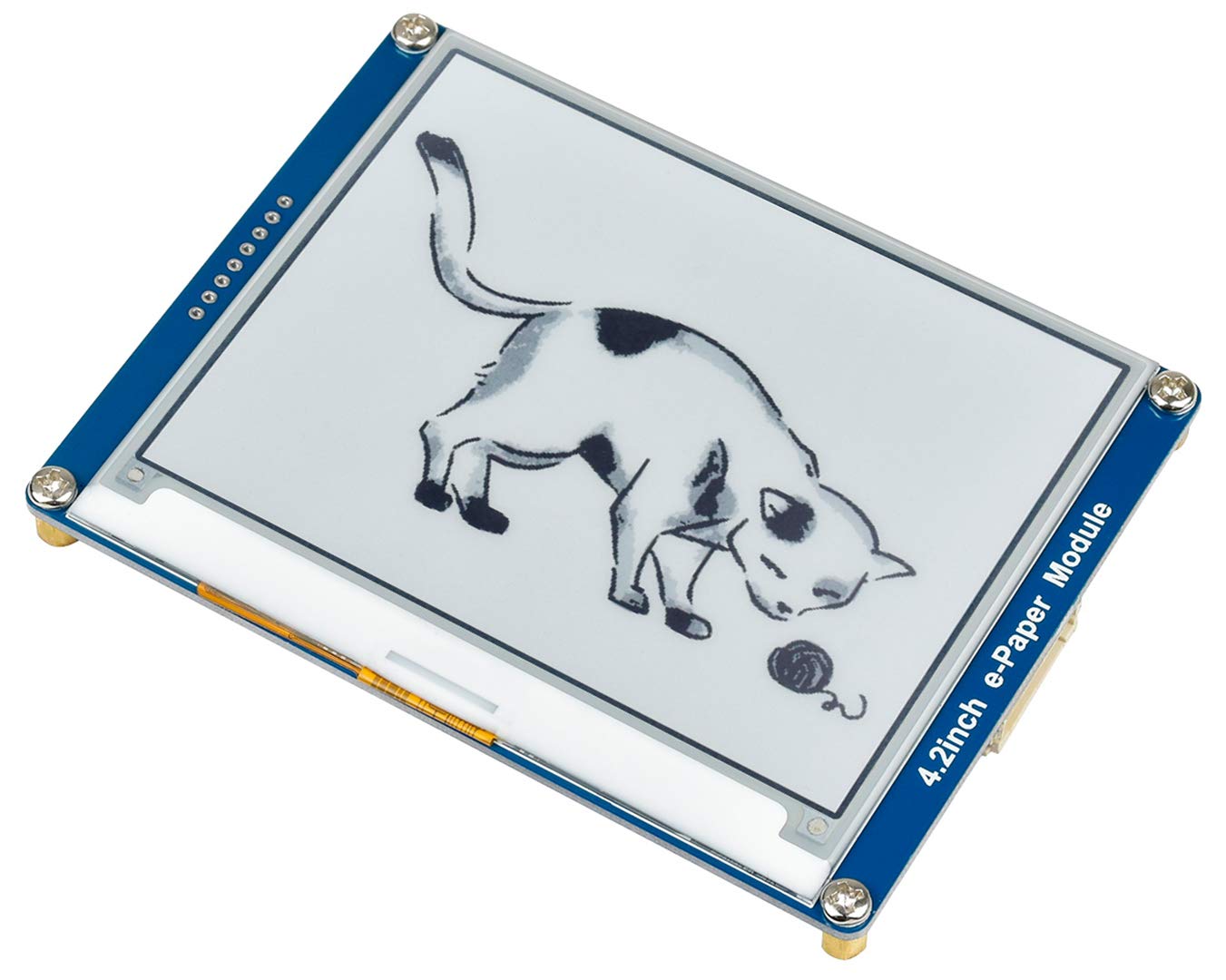 4.2inch E-Ink Display Module 400x300 Pixel Black,White Two-Color 3.3V-5V E-Paper Screen LCD Support Full Refresh SPI Interface for Raspberry/Jetson Nano/Ard/Nucleo
