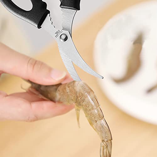 13 Pcs Seafood Crab Crackers and Tools, Nut Lobster Crackers and Picks Set Including 4 Lobster Crab Crackers 2 Lobster Shellers 4 Forks 2 Seafood Scissors and 1 Gift Box
