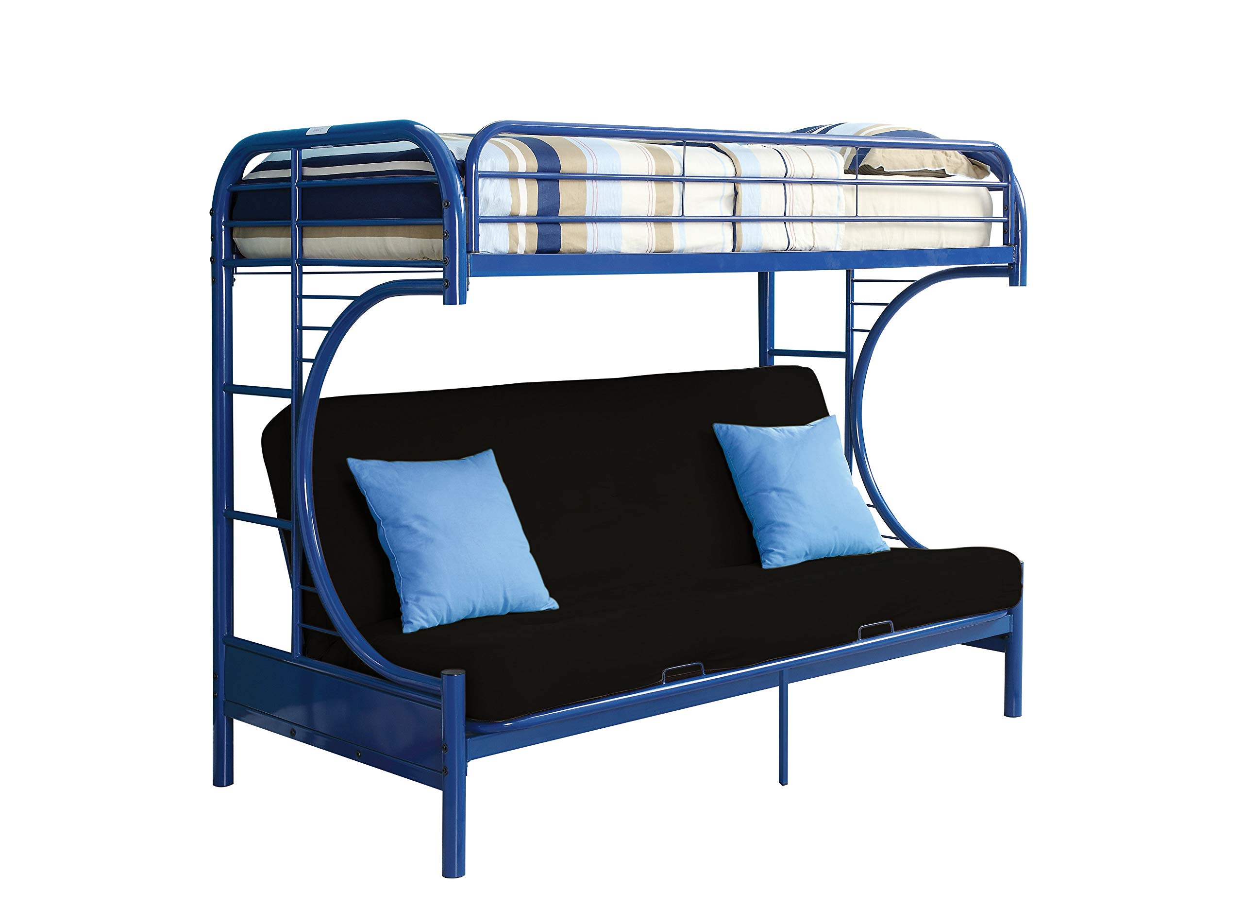ACME Eclipse Twin XL/Queen/Futon Bunk Bed - 02093BU - Blue