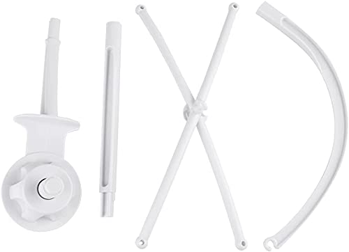 Crib Mobile Arm 26.77 Inch Baby Crib Mobile, Mobile Arm for Crib, ABS Plastic Infant Music Box Holder Arm Bracket for Bed Holder or Baby Bed Toy Decoration Holder,White