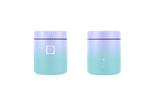 IRON °FLASK Thermos for Hot Food & Soup - 13.5oz Insulated Food Jar with Foldable Spoon for Kids & Adults - Leak Proof, Stainless Steel, Storage, Lunch Container, Canteen, Double Walled