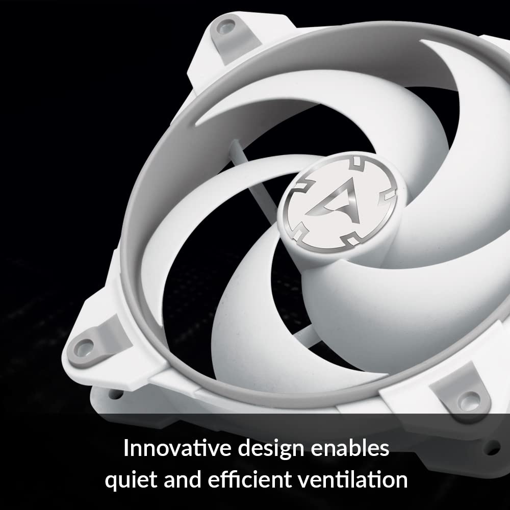 ARCTIC BioniX P140 - PC Fan, 140mm Gaming Case Fan with PWM Sharing Technology (PST), Pressure-optimised, Computer, Fan Speed: 200-1950 RPM - Grey/White