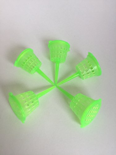 20 Pcs. Orchid Food Bonsai Fertilizer Basket for Garden Flower Osmocote in Plant Pot Size M