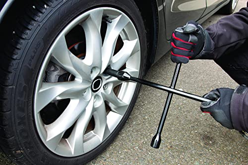 14 inch SAE/Metric Combination Lug Wrench with Spade Tip