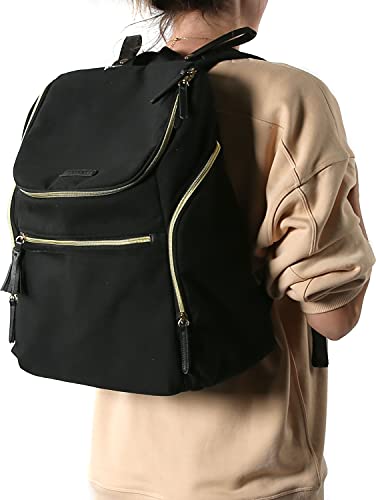 Dabney Lee Unisex Baby Fiona Backpack Diaper Bag, Black