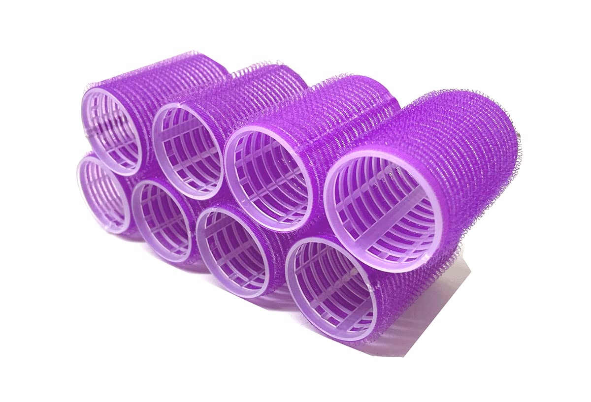 Large Self Grip Hair Rollers Pro Salon Hairdressing Curlers Assorted Colors